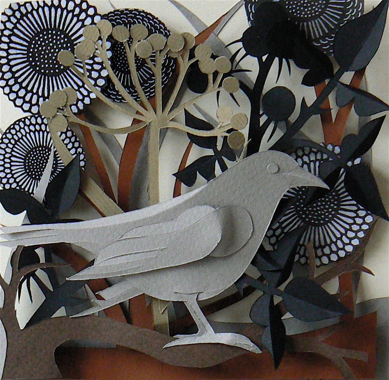 Hand cut paper scenes, sculptures and collages, lovely artworks from ...