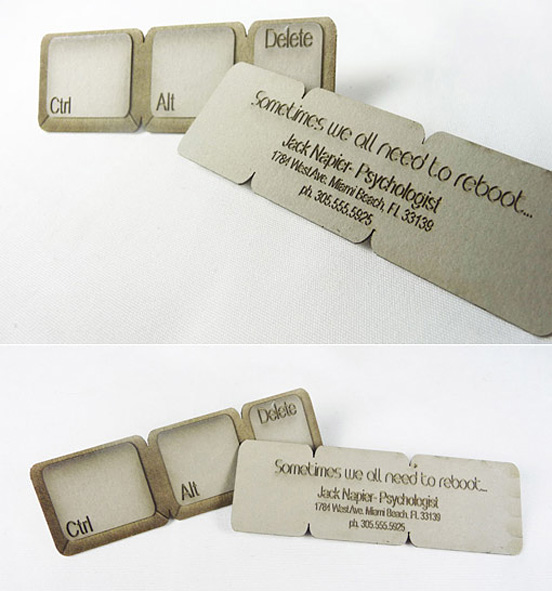 200+ creative business cards. Part 3: 50+ original concepts - Ego - AlterEgo