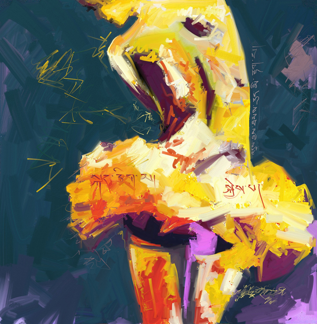 Marius Markowski, digital painting - Ego - AlterEgo