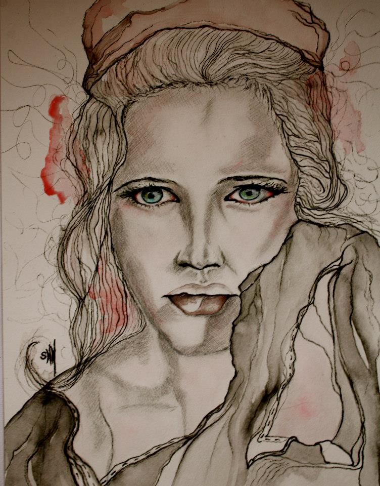 Paintings by Stephanie Noblet aka mademoiselle Zazie - Ego - AlterEgo