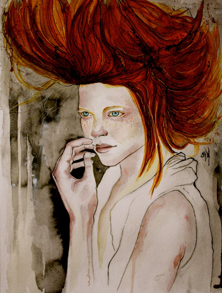 Paintings by Stephanie Noblet aka mademoiselle Zazie - Ego - AlterEgo