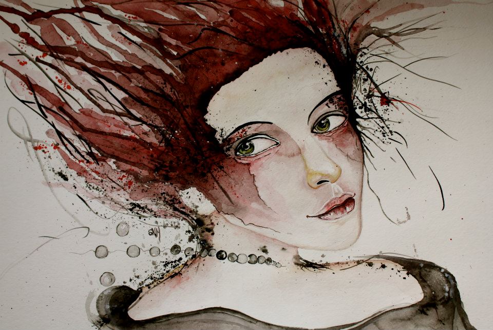 Paintings by Stephanie Noblet aka mademoiselle Zazie - Ego - AlterEgo