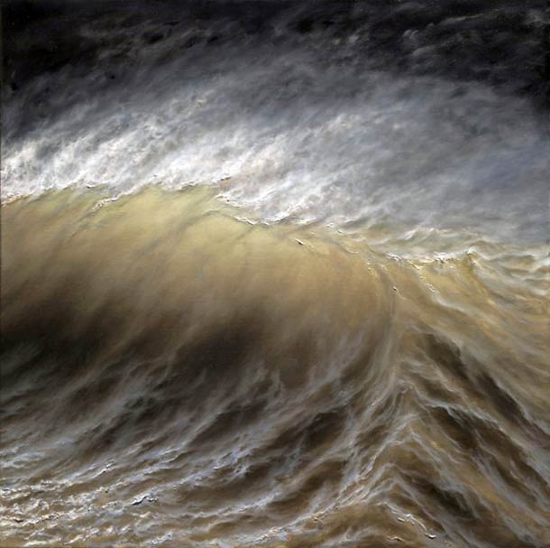 Impressive photo-realistic paintings of waves by Ran Ortner - Ego ...