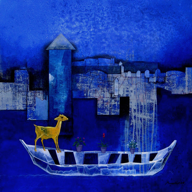 Pradip Sengupta, paintings - Ego - AlterEgo
