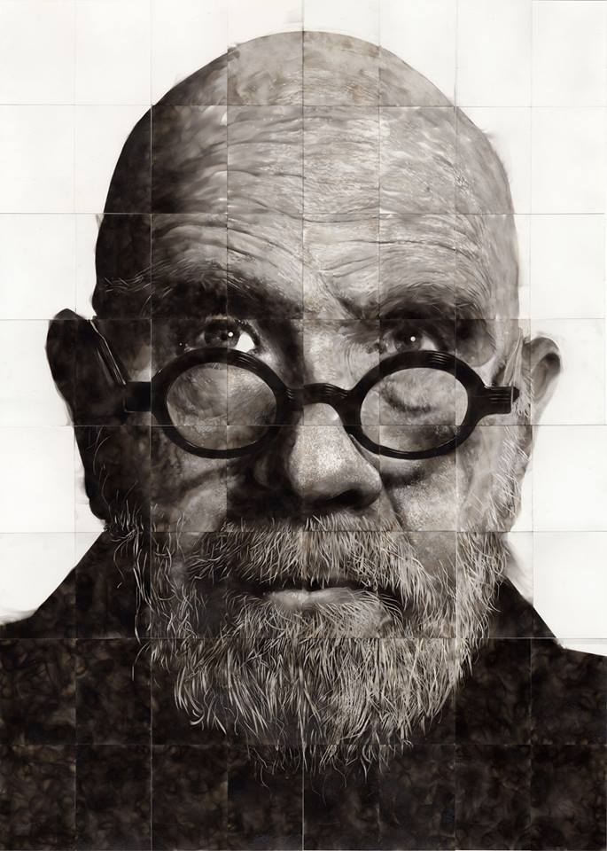 Fumage, drawing with fire by Steven Spazuk - Ego - AlterEgo