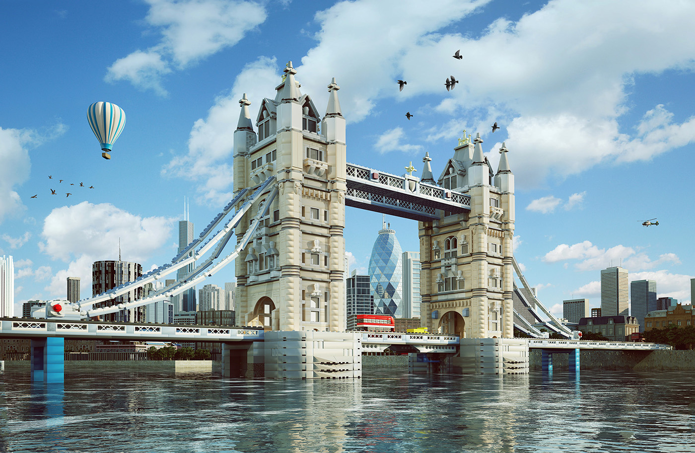 Lego London Bridge, project by JVG ™ - Ego - AlterEgo