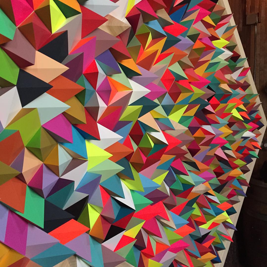 Mesmerizing display of geometric design, sculptures by Sean Newport ...