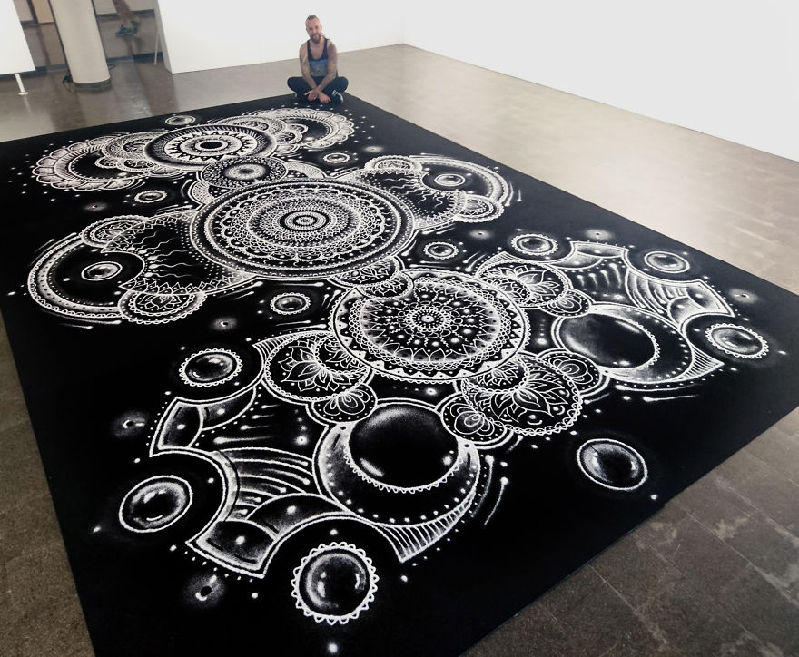 Dino Tomic creates art using only salt - Ego - AlterEgo
