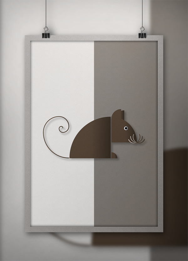 Minimalist Animals – Golden Ratio by Helvetiphant™ - Ego - AlterEgo