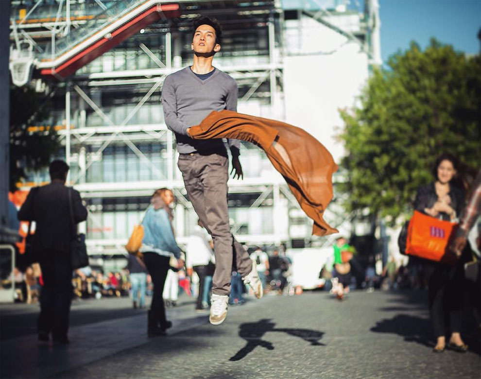 Fascinating ballet self-portraits by Mickael Jou - Ego - AlterEgo