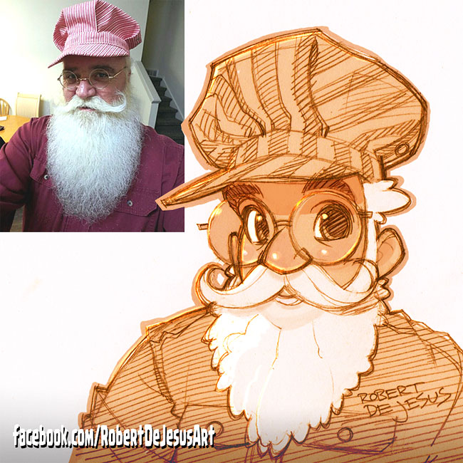 Robert DeJesus turns total strangers into awesome anime characters ...
