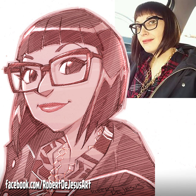 Robert DeJesus turns total strangers into awesome anime characters ...