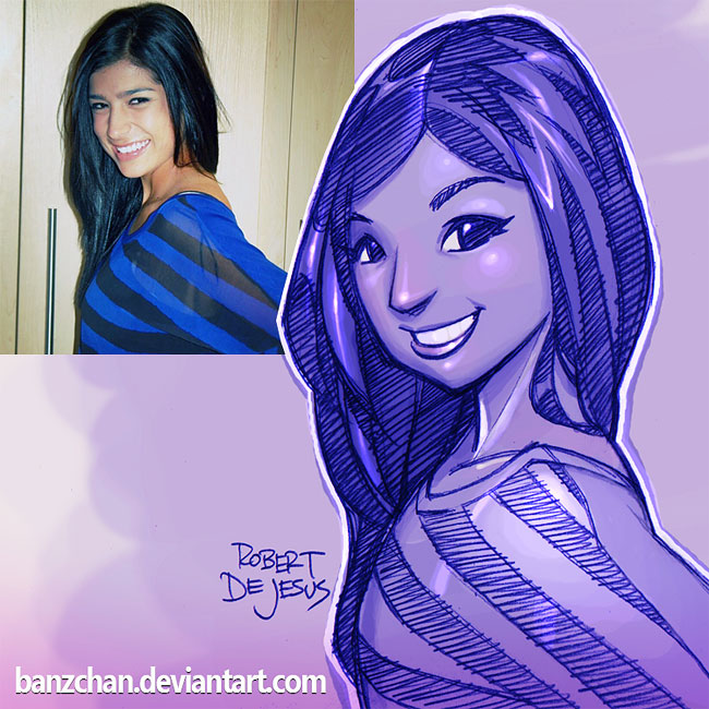Robert DeJesus turns total strangers into awesome anime characters ...