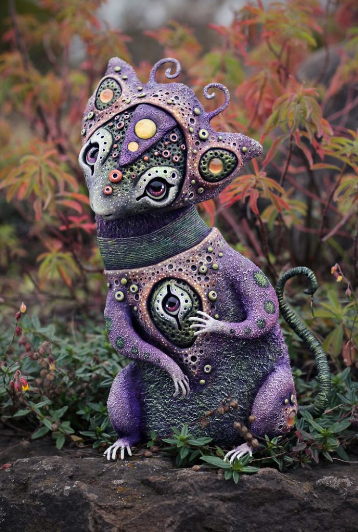 Krakazyabra Art, unique hand made sculpture from a different world ...