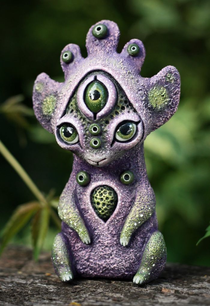 Krakazyabra Art, unique hand made sculpture from a different world ...