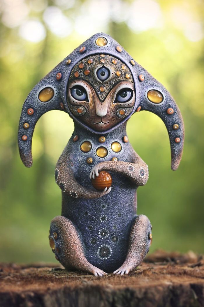 Krakazyabra Art, unique hand made sculpture from a different world ...