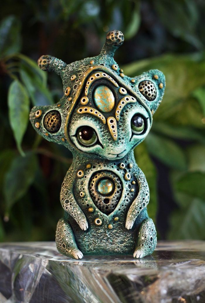 Krakazyabra Art, unique hand made sculpture from a different world ...