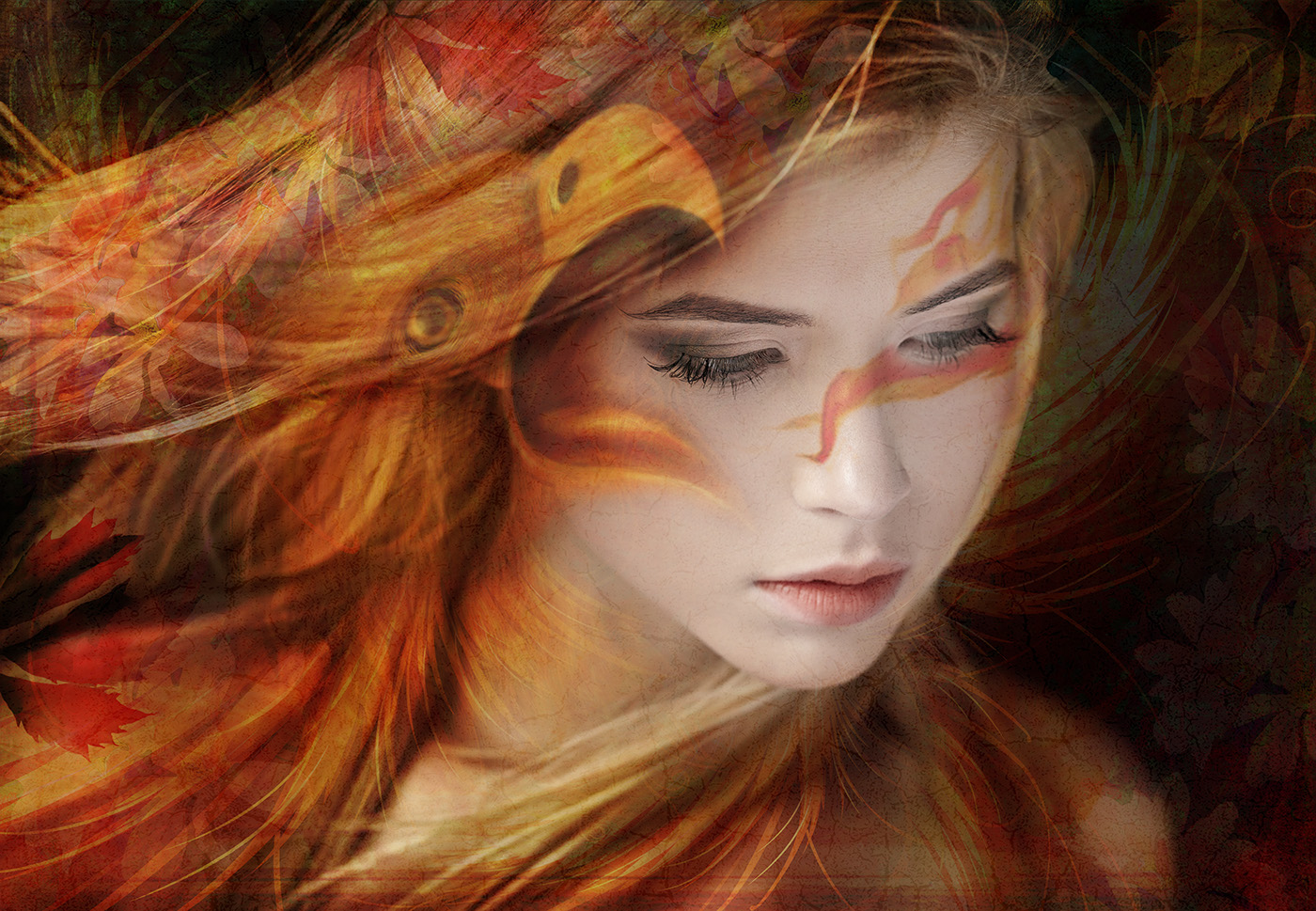 Soft delicate beauty, digital art by Cathrine Blan - Ego - AlterEgo