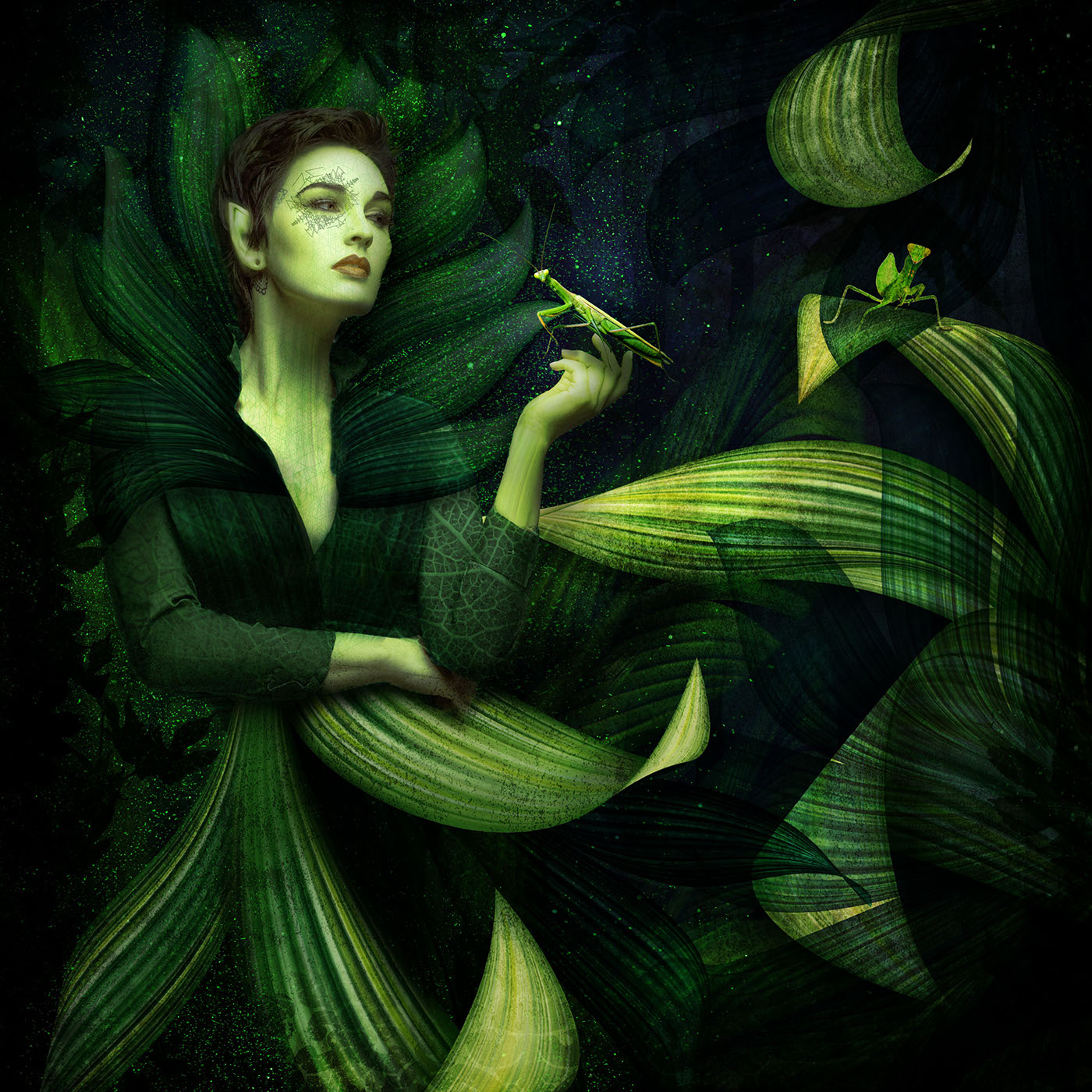 Soft delicate beauty, digital art by Cathrine Blan - Ego - AlterEgo