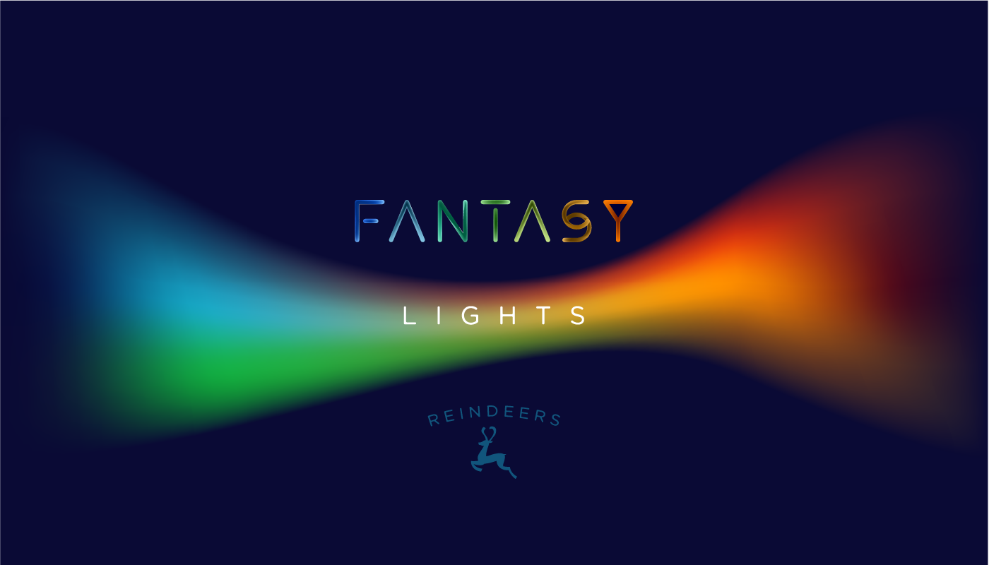 Fantasy Lights Reindeers, digital art by Ilya Shapko - Ego - AlterEgo