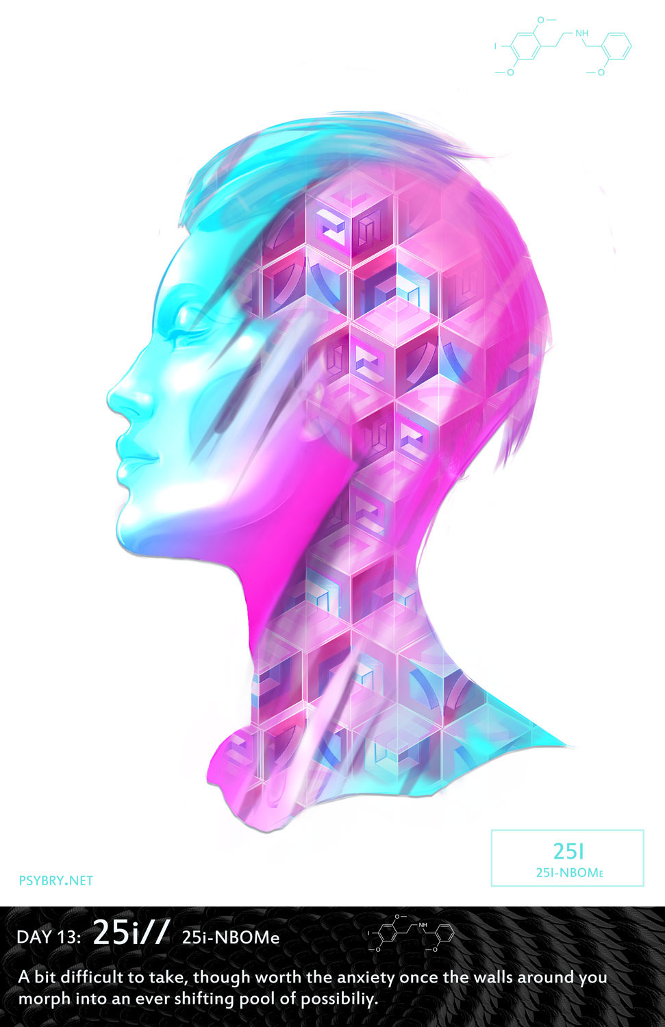 Pixel-Pusha’s 20 Day Binge, digital art by Brian Pollett - Ego - AlterEgo
