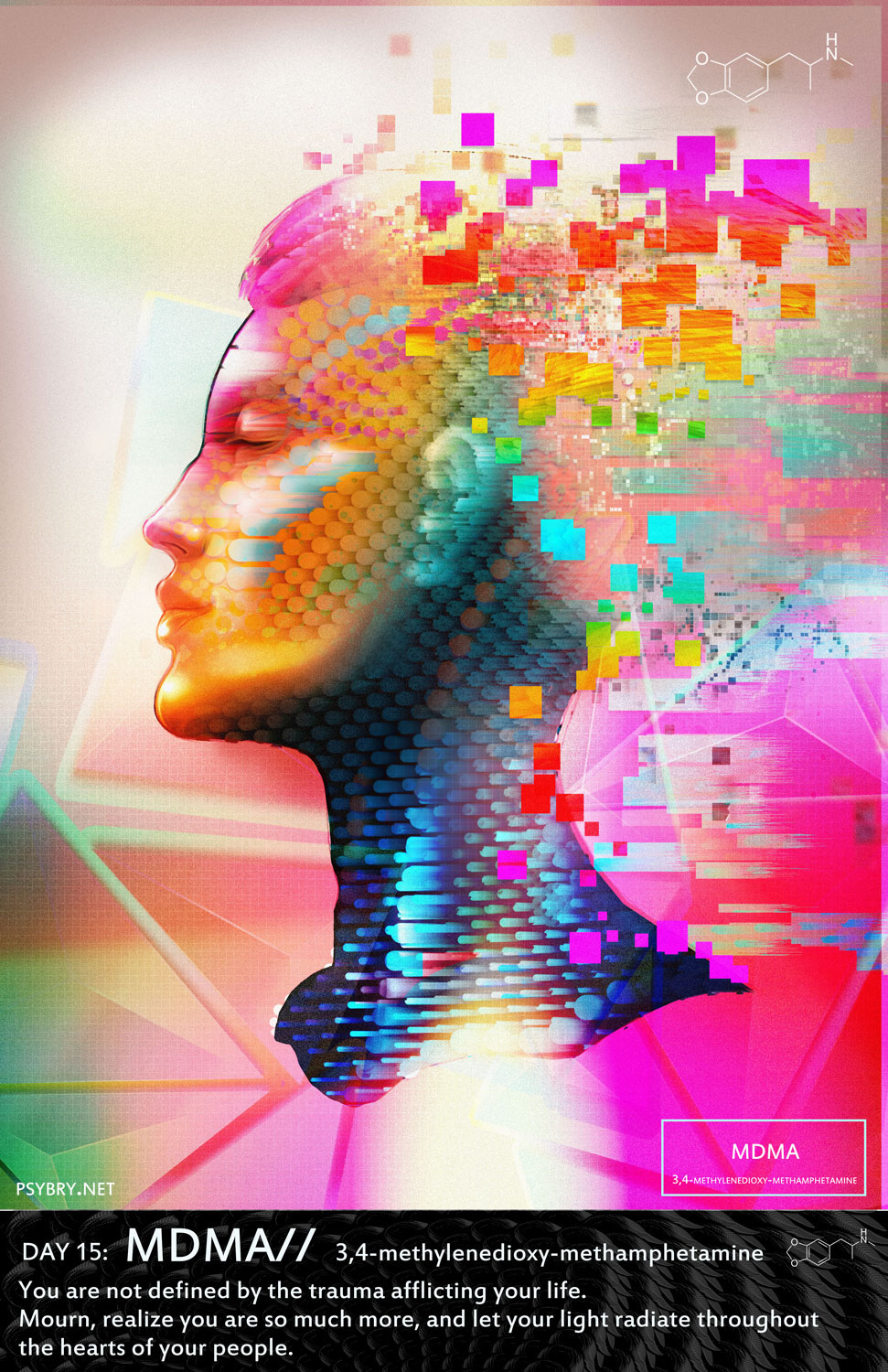 Pixel-Pusha’s 20 Day Binge, digital art by Brian Pollett - Ego - AlterEgo