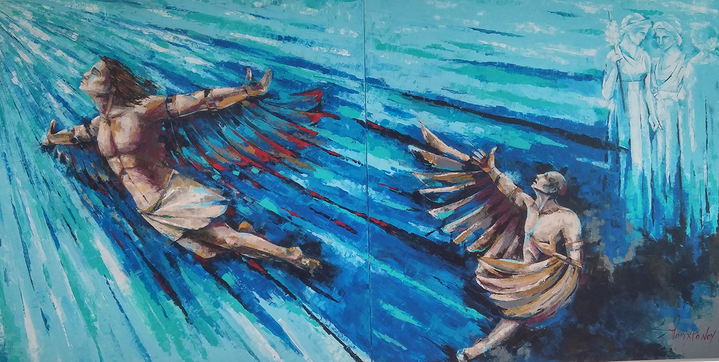 Fotini Polychronou, paintings - Ego - AlterEgo