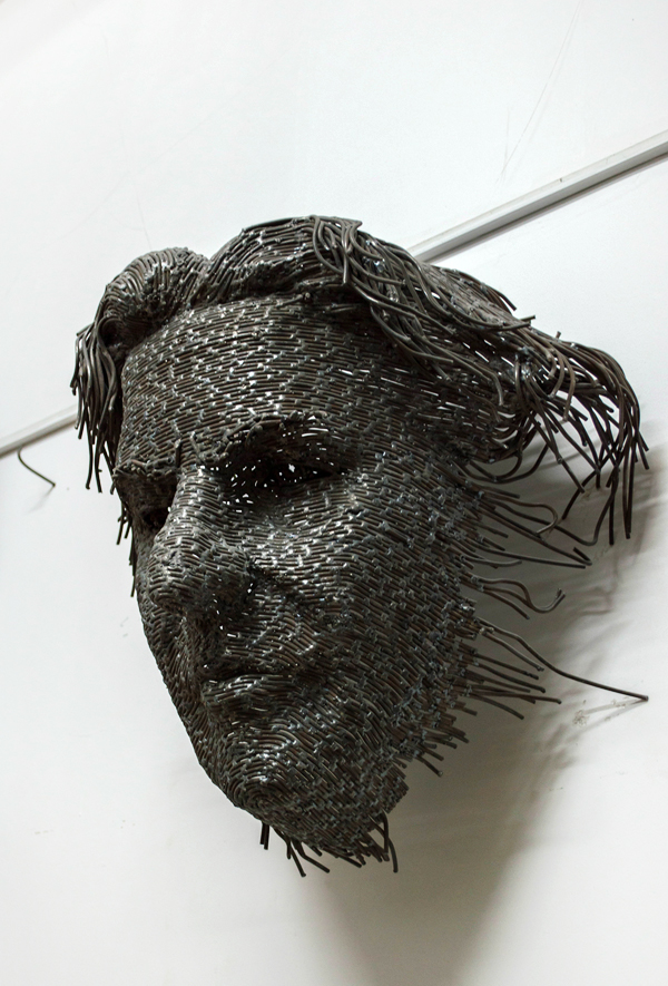 Complexity of Man’s Inner Psyche, fragmented wire sculptures by Darius ...