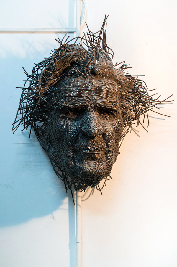 Complexity of Man’s Inner Psyche, fragmented wire sculptures by Darius ...