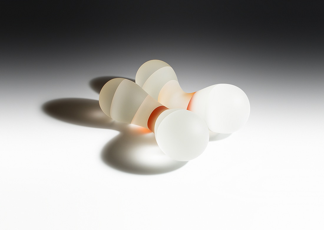 Segmented glass sculptures by Jiyong Lee - Ego - AlterEgo