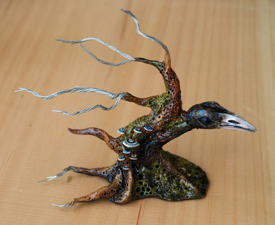 Sculptures of gentle monsters from polymer clay by Michelle Petersen ...