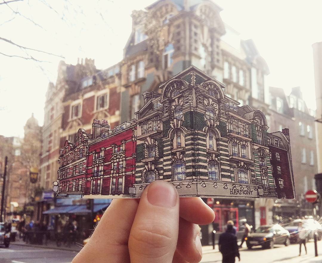 Cut-out ink and pen illustrations by Maxwell Tilse - Ego - AlterEgo