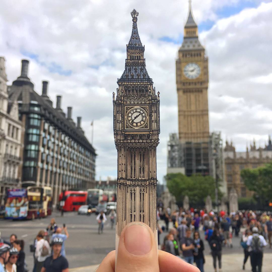 Cut-out ink and pen illustrations by Maxwell Tilse - Ego - AlterEgo