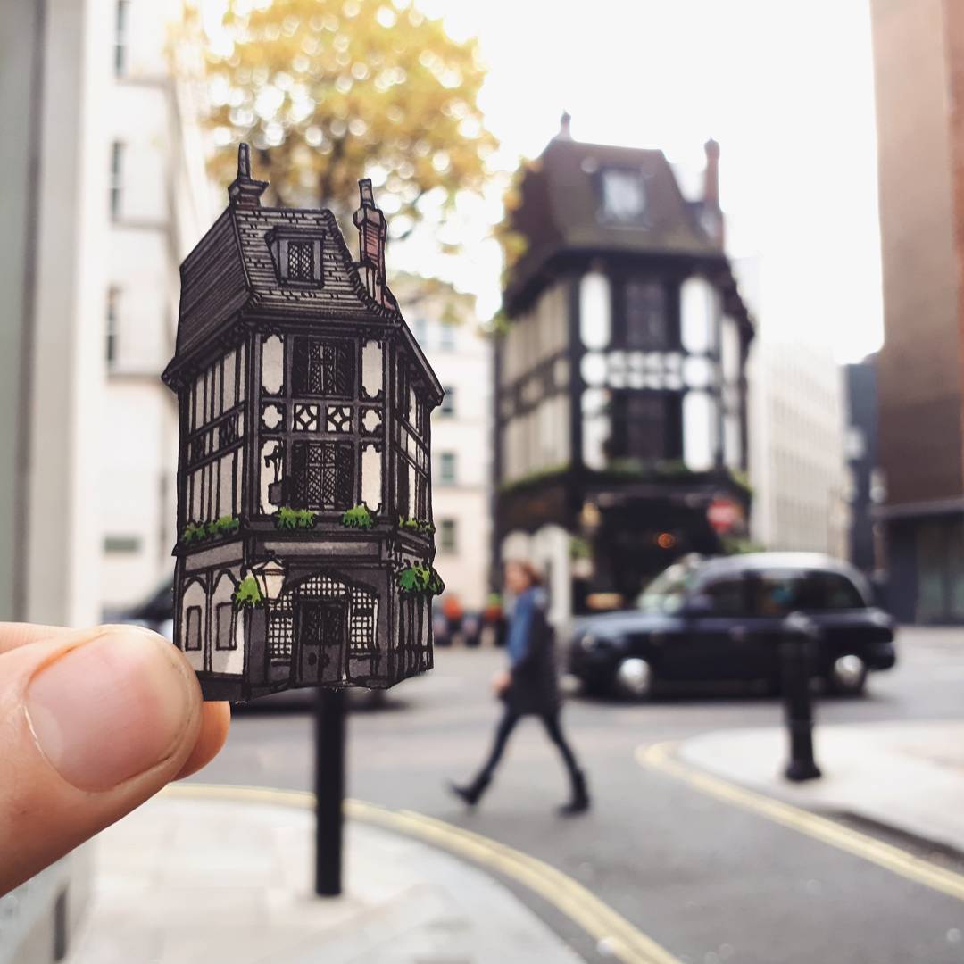Cut-out ink and pen illustrations by Maxwell Tilse - Ego - AlterEgo