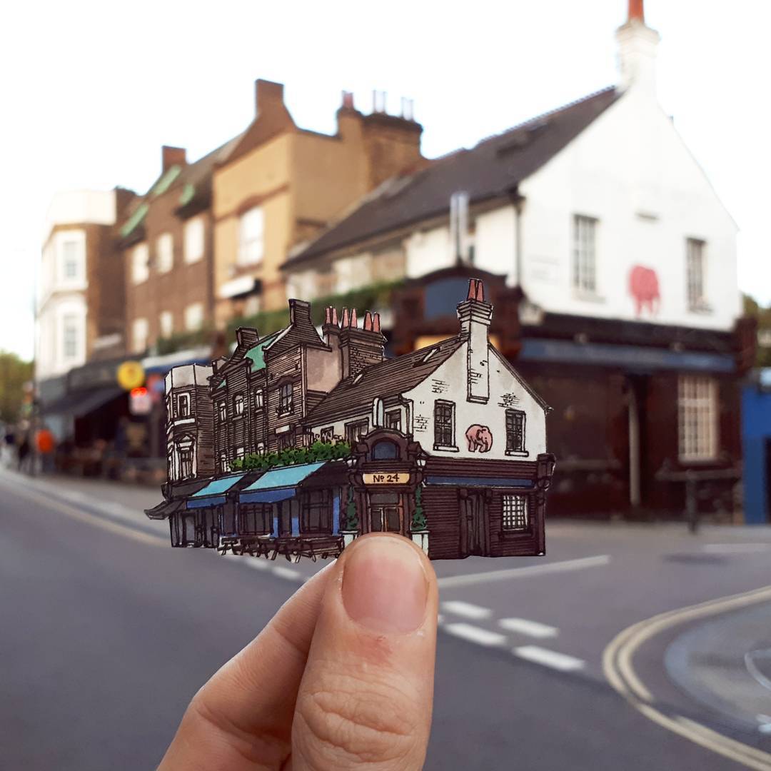 Cut-out ink and pen illustrations by Maxwell Tilse - Ego - AlterEgo