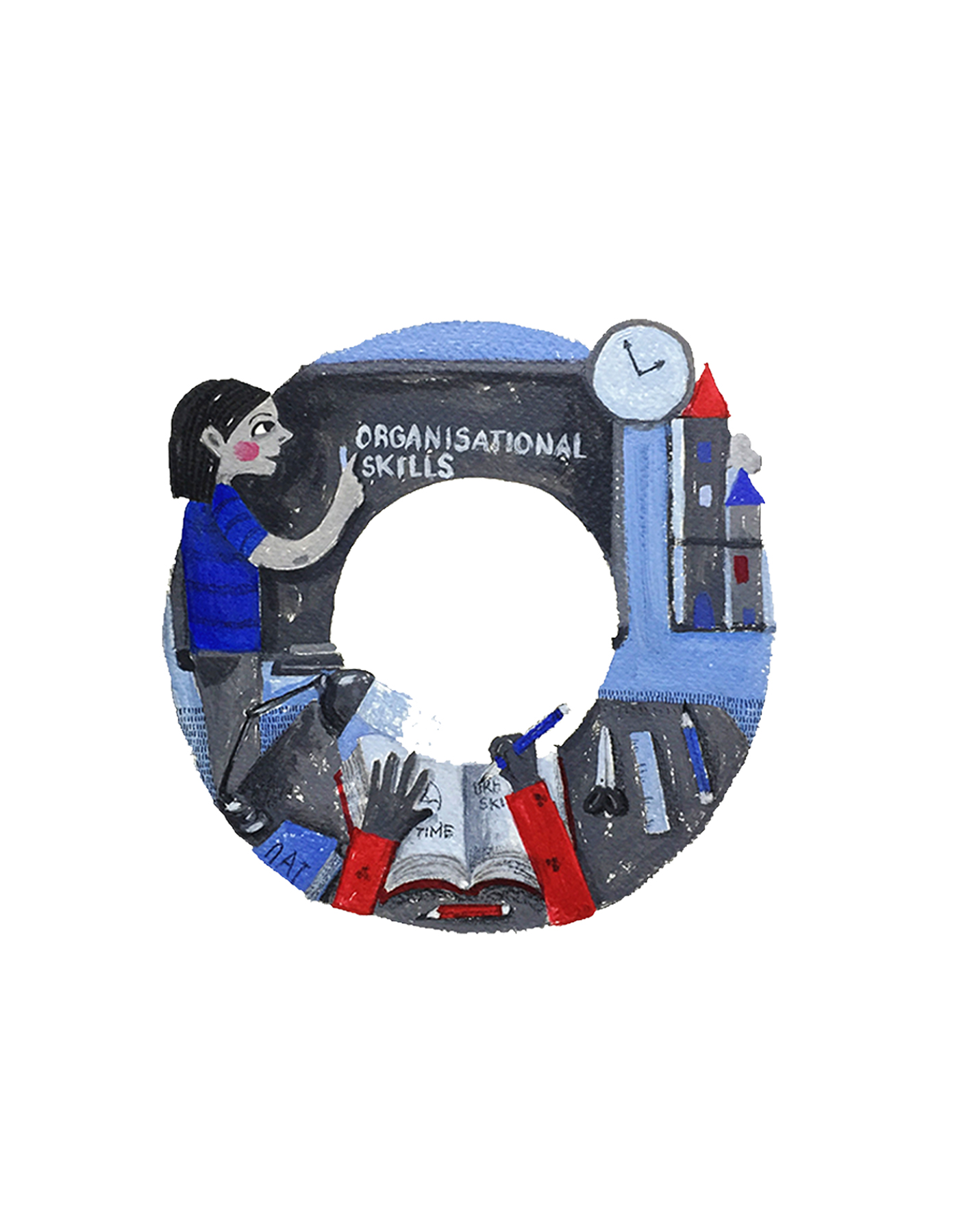 Educating Letters, illustration by Shraddha Mandale - Ego - AlterEgo