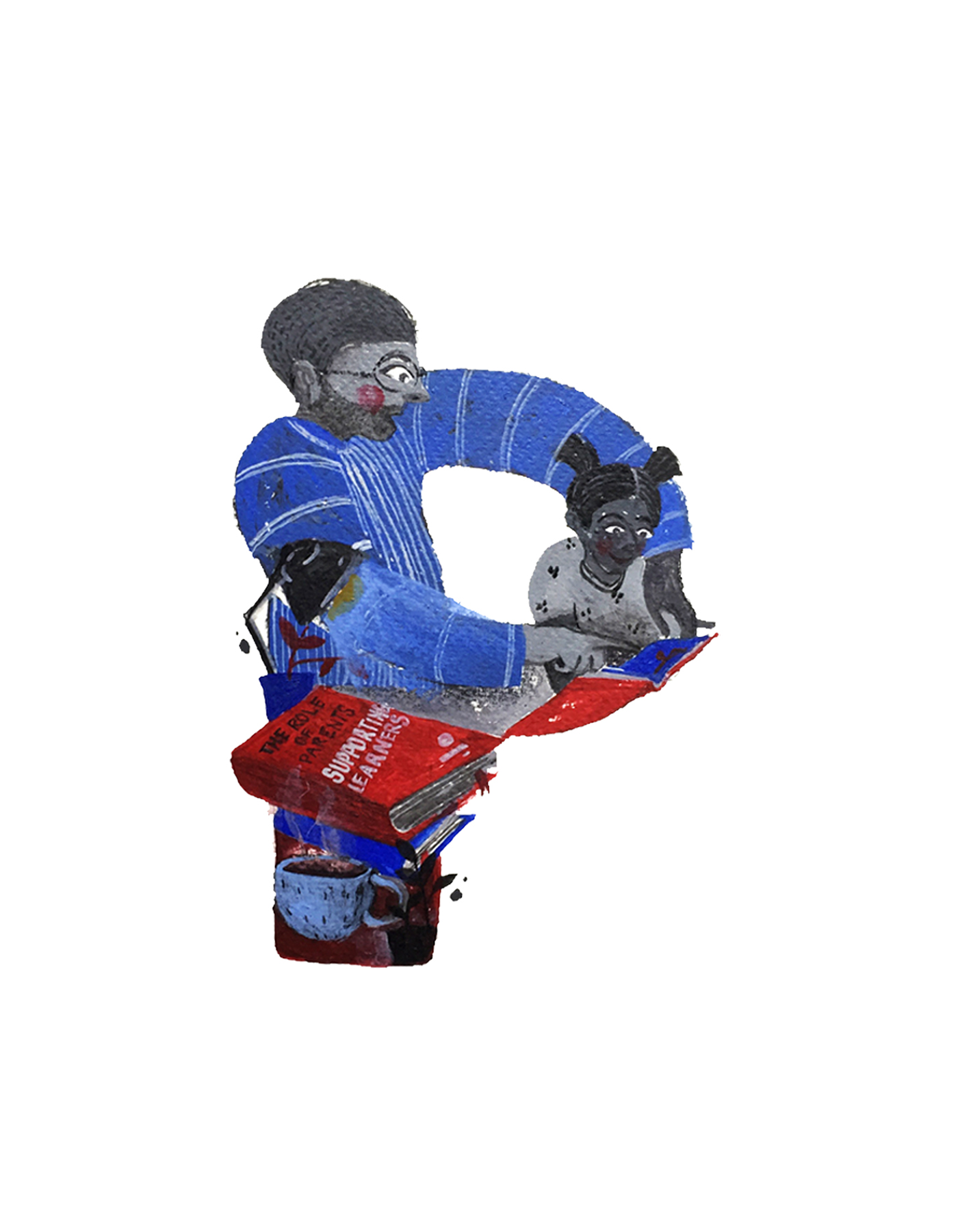Educating Letters, illustration by Shraddha Mandale - Ego - AlterEgo