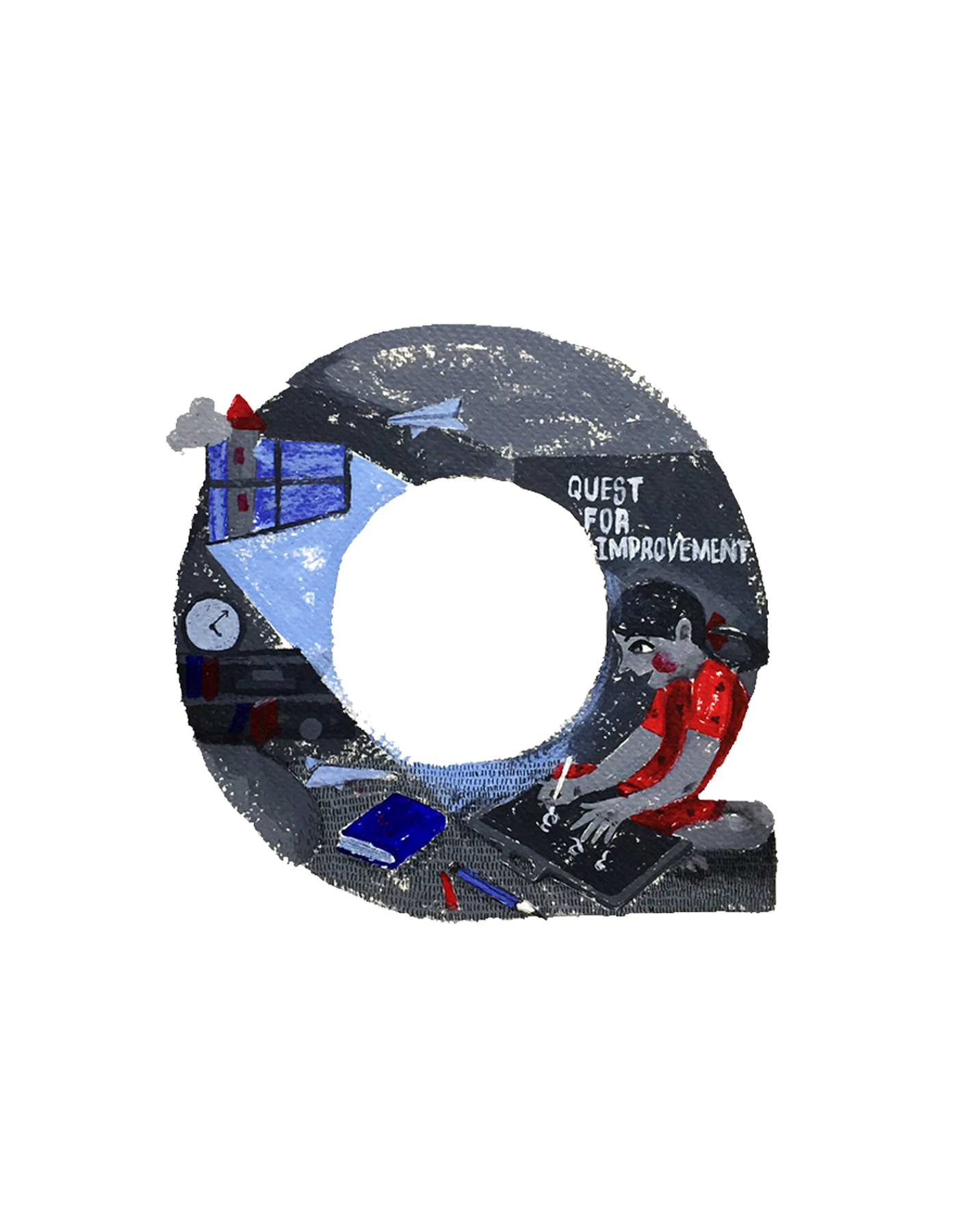 Educating Letters, illustration by Shraddha Mandale - Ego - AlterEgo