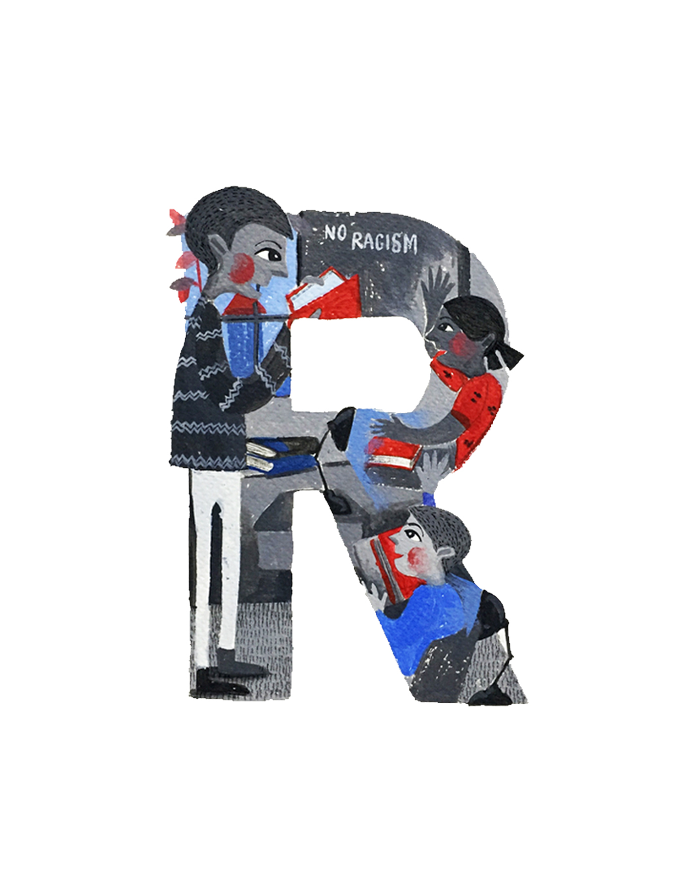 Educating Letters, illustration by Shraddha Mandale - Ego - AlterEgo