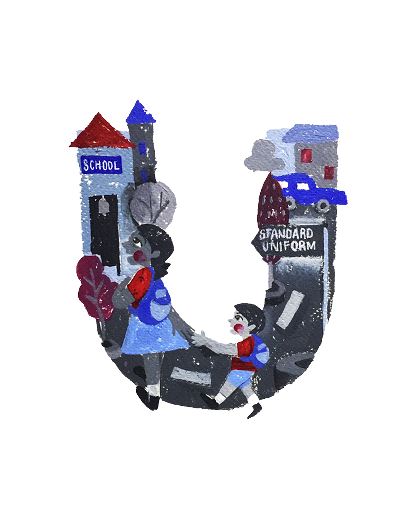 Educating Letters, illustration by Shraddha Mandale - Ego - AlterEgo