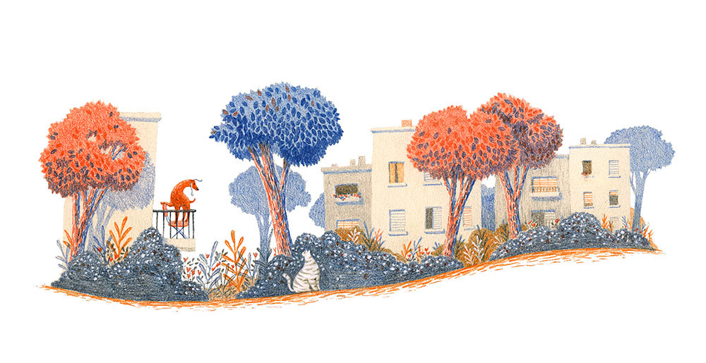 So-So, Go-Go and Sunny, illustration by Ofra Amit - Ego - AlterEgo