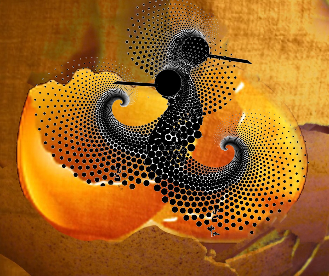 Eggshells, digital art by Annette Emannuel - Ego - AlterEgo