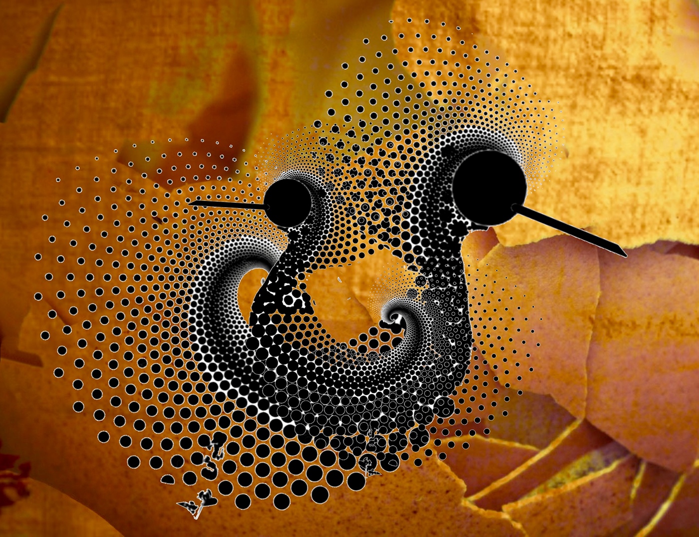 Eggshells, digital art by Annette Emannuel - Ego - AlterEgo