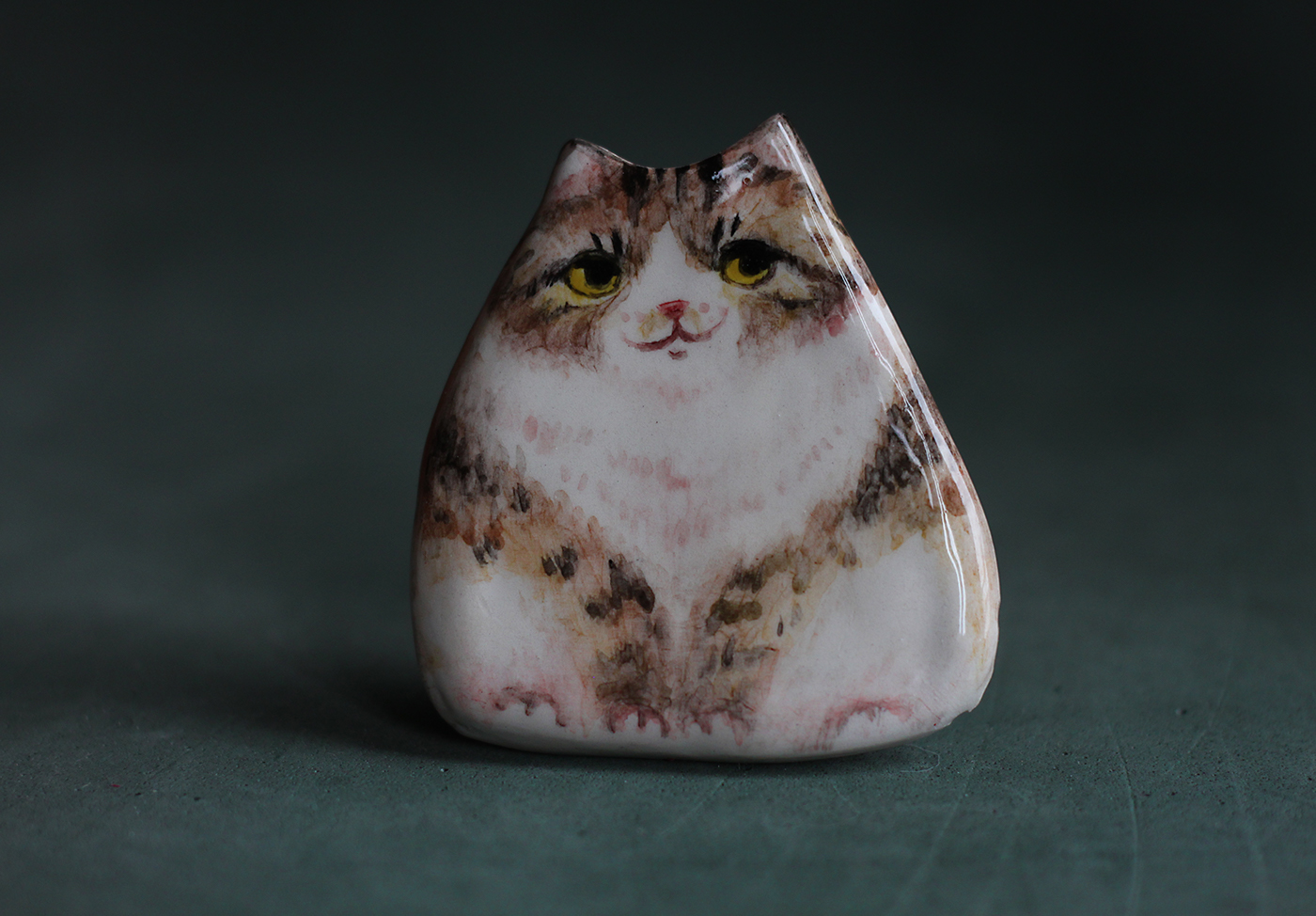 Ceramic fridge magnets made by Ann Baratashvili - Ego - AlterEgo