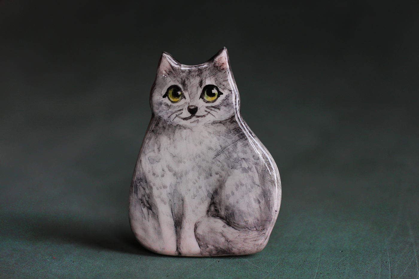 Ceramic fridge magnets made by Ann Baratashvili - Ego - AlterEgo