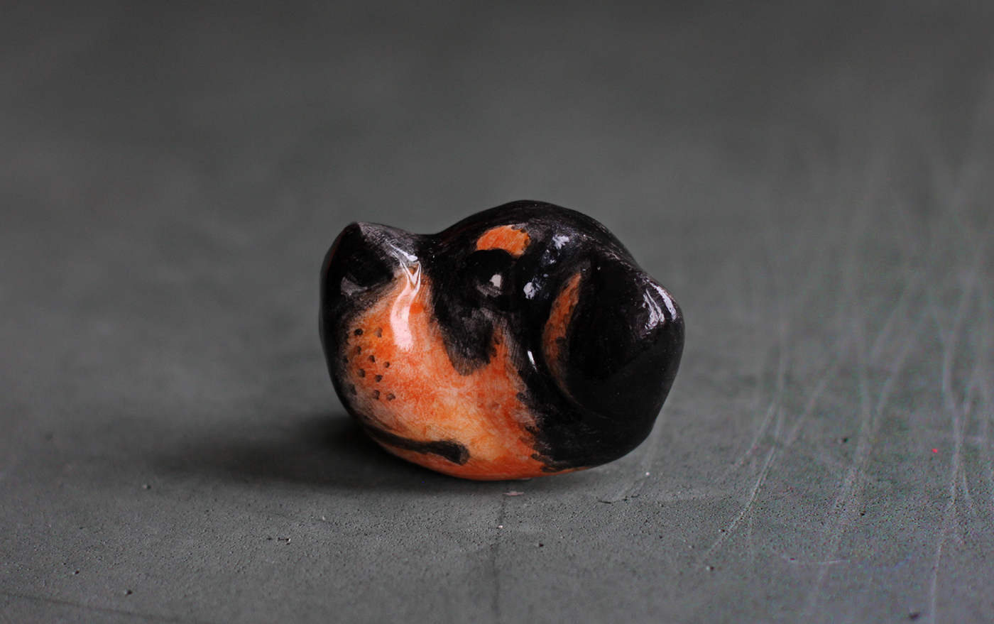 Ceramic fridge magnets made by Ann Baratashvili - Ego - AlterEgo