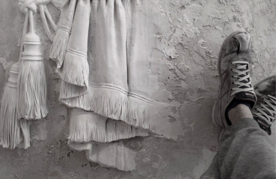 Goga Tandashvili uses ancient technique to turn walls into art - Ego ...