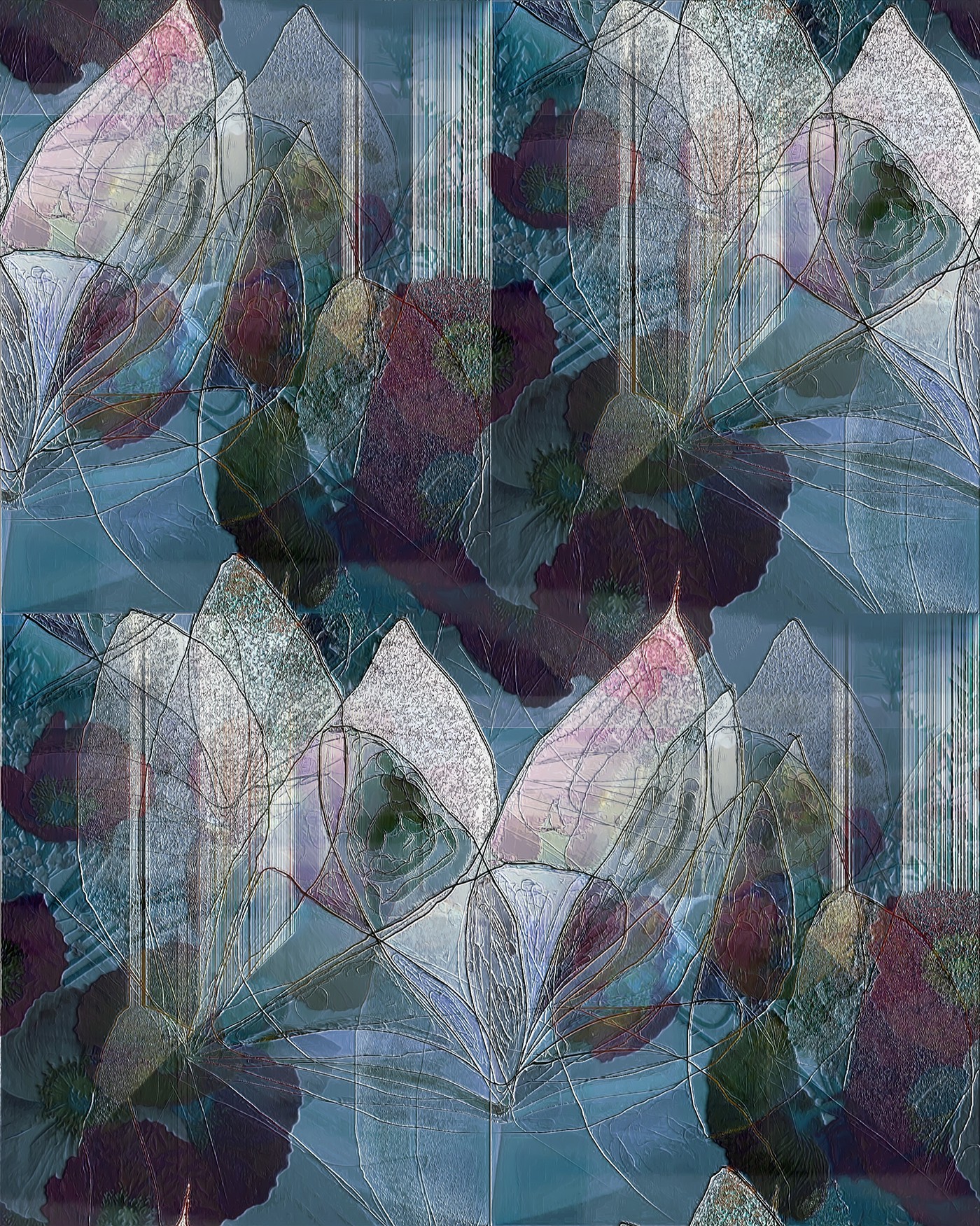 Textile designs by Philip Teague - Ego - AlterEgo