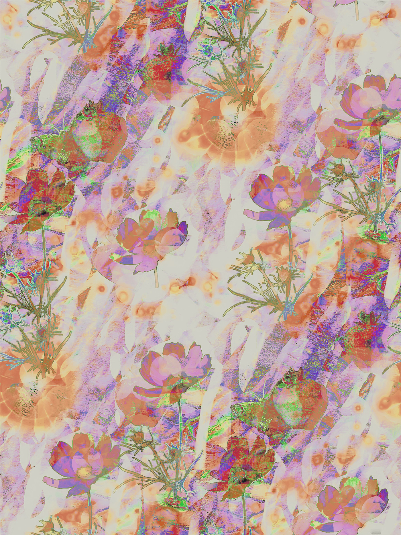 Textile designs by Philip Teague - Ego - AlterEgo