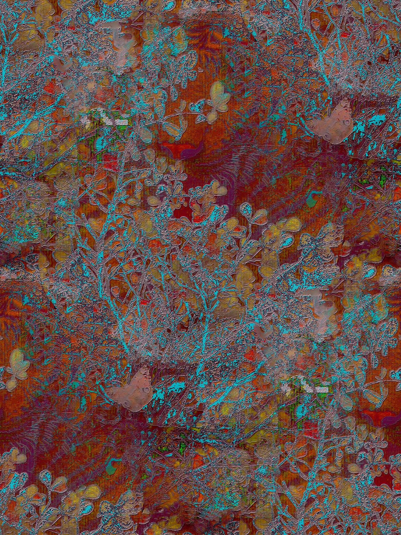 Textile designs by Philip Teague - Ego - AlterEgo